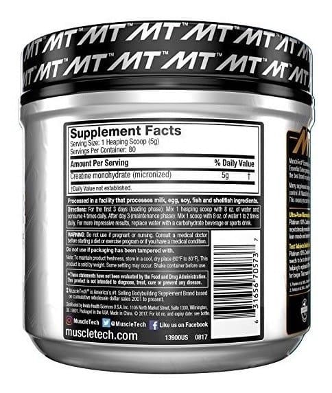 Creatina Platinum MuscleTech – COLSPORTS